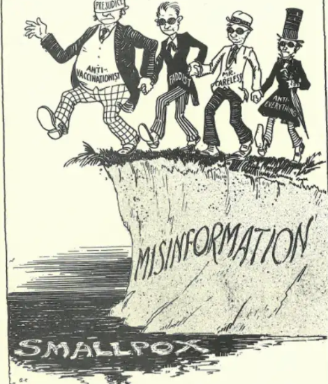 Misinformation cartoon: Replace “Smallpox” with “Covid” – Who Watches ...