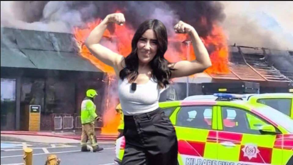 Footage emerges of Lottie Ryan filming her latest car advert with ...