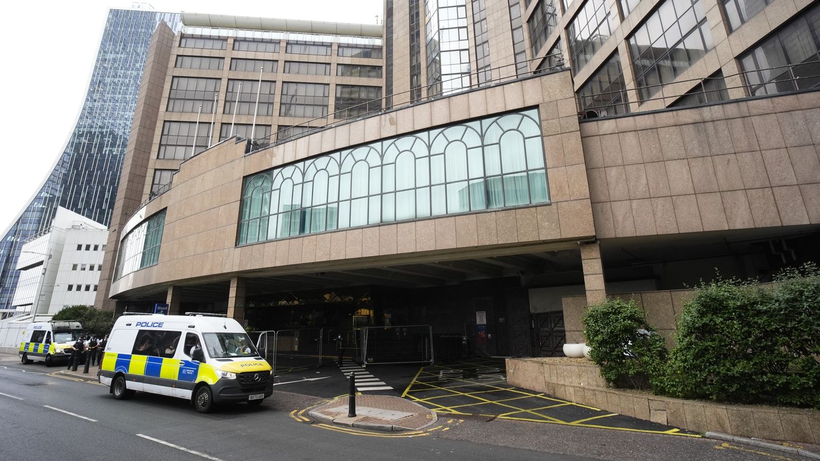 Woman charged with assaulting security guard at hotel housing migrants ...